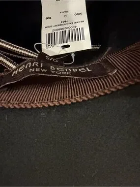henri bendel | Accessories | New Henri Bendel Blake Embroidery Brim ...